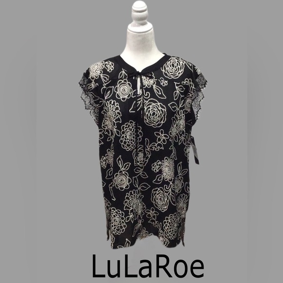 LuLaRoe | Tops | New Lularoe Elegant Collection Grace Embroidered Tunic ...